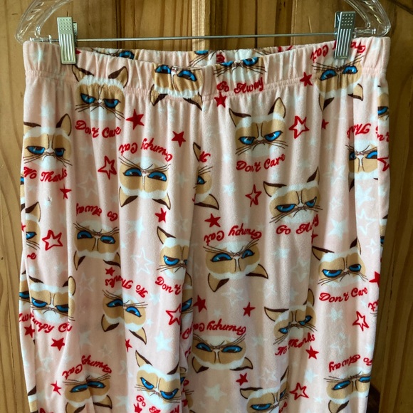 Grumpy Cat | Intimates & Sleepwear | Women Grumpy Cat Pink Pajama Pants ...